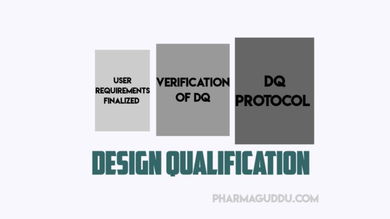 Design Qualification in Pharmaceutical industry » Pharmaguddu