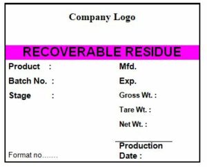 SOP on Status Labeling in Pharmaceutical Department » Pharmaguddu