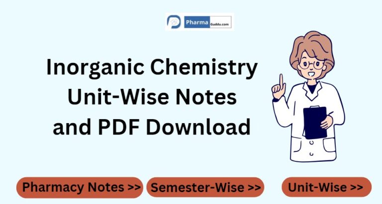 Inorganic Chemistry Unit-Wise Notes and PDF Download » Pharmaguddu Inorganic Chemistry Unit-Wise Notes and PDF Download » Pharmaguddu