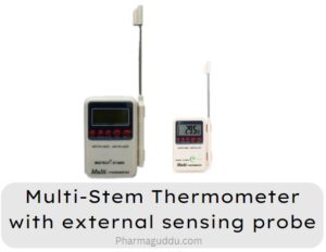 SOP for Multi-Stem Thermometer with external sensing probe » Pharmaguddu
