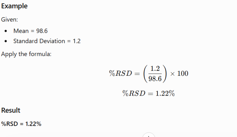 Relative Standard Deviation (RSD) Calculator – Calculate %RSD Online ...